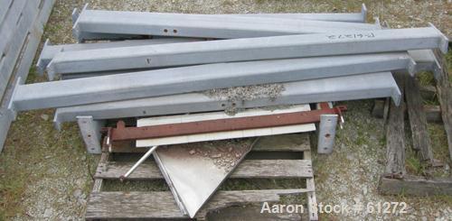 Used- Sandvik Belt Cooler, Stainless Steel. 32" W