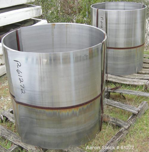 Used Sandvik Belt Cooler, Stainless Steel. 32" Wide x 44' long. Botto