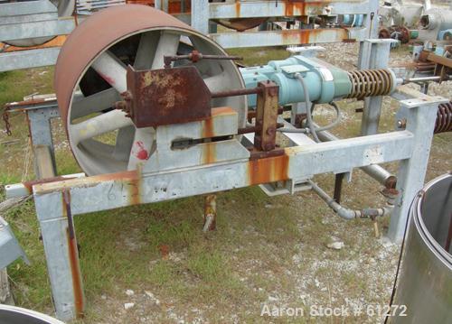 Used Sandvik Belt Cooler, Stainless Steel. 32" Wide x 44' long. Botto