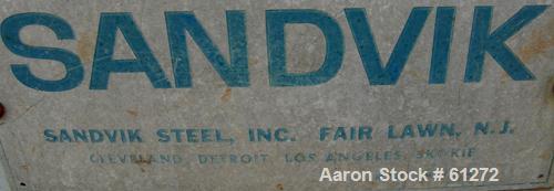 Used- Sandvik Belt Cooler, Stainless Steel. 32" W