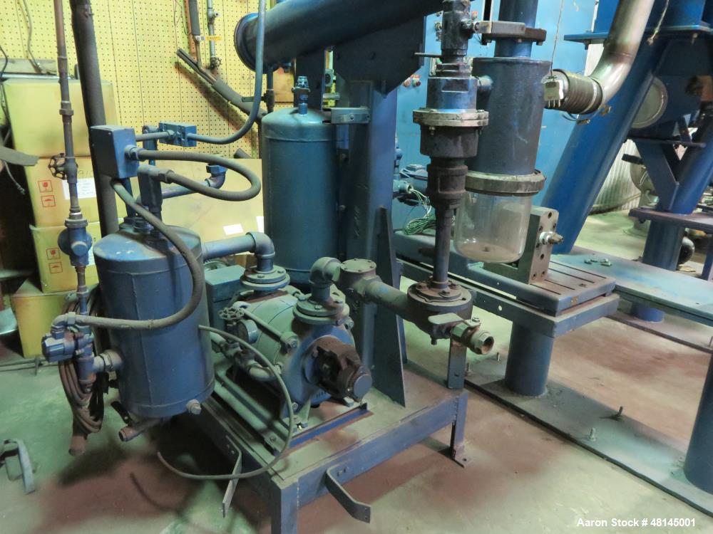 Used Patterson Kelley Liquid Solids Processor, 5 Cubic Feet Capacity.