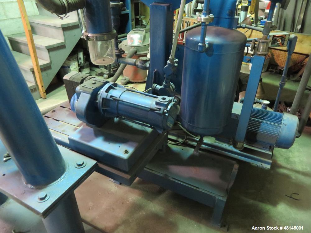 Used Patterson Kelley Liquid Solids Processor, 5 Cubic Feet Capacity.