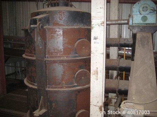 UsedMEC Rotary Drum Dryer, 10 x 40, single pass dryer with reducer, n