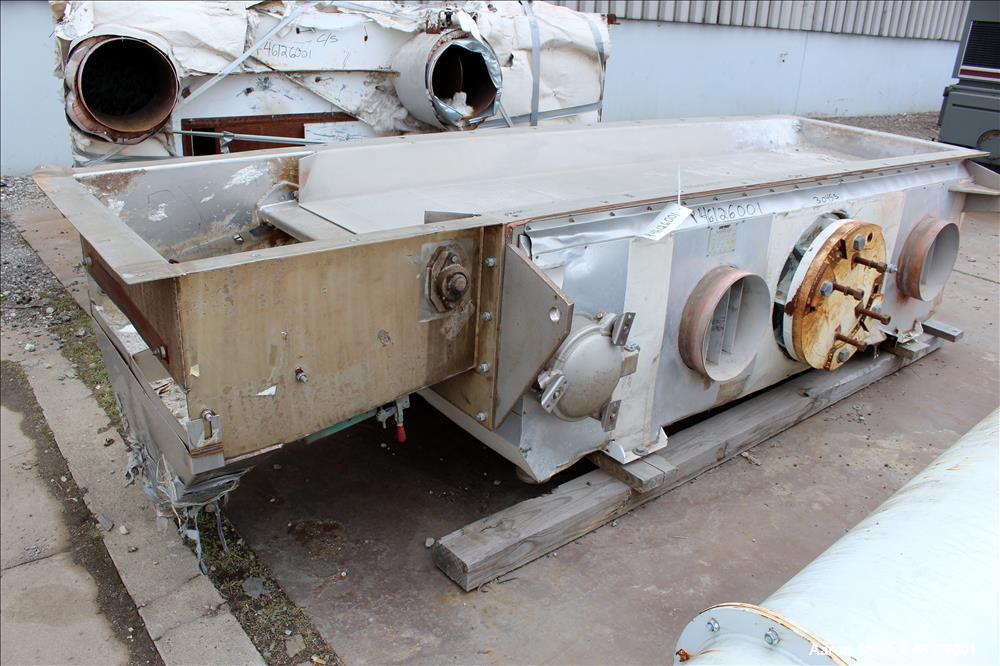 Used Carman Industries Fluid Bed Dryer, Model FBP-202M, 304 Stainless
