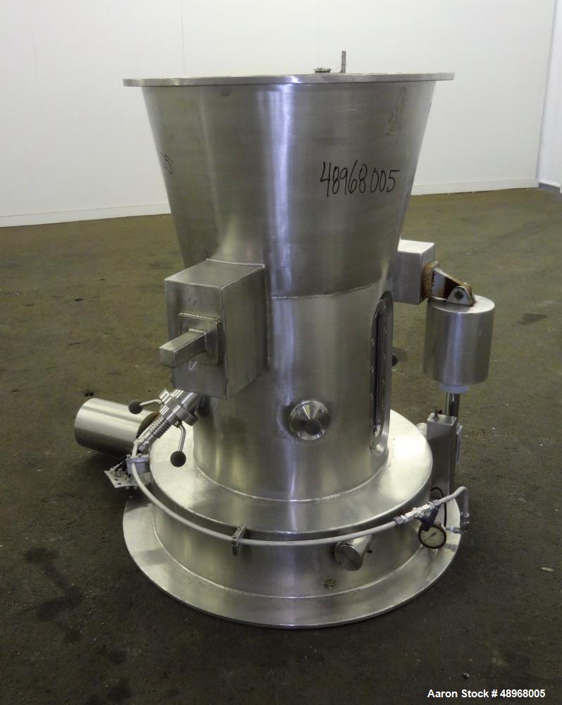 Used Wurster Column/Inserts, 316 Stainless Steel. Approximately 18" d
