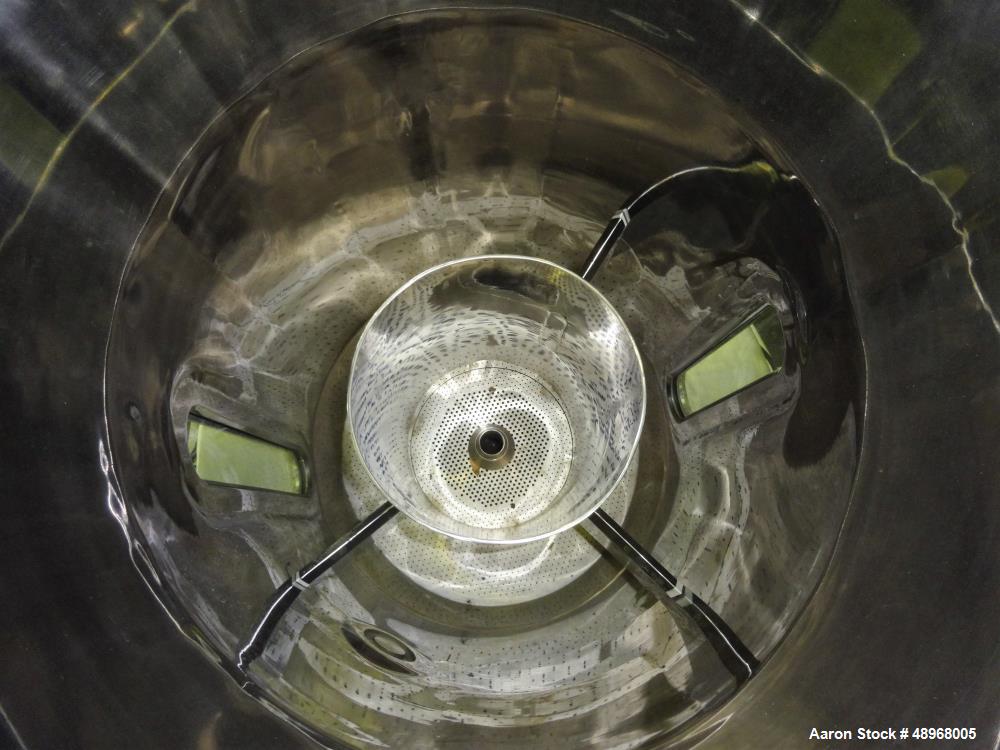 Used Wurster Column/Inserts, 316 Stainless Steel. Approximately 18" d