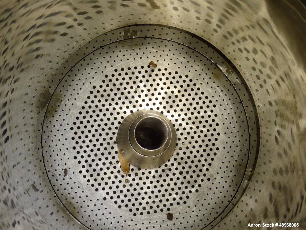 Used Wurster Column/Inserts, 316 Stainless Steel. Approximately 18" d