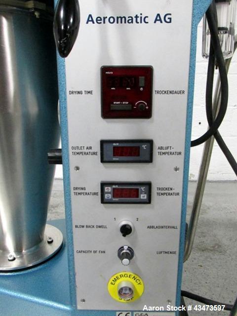 Used Aeromatic Fluid Bed Dryer, Model Strea-1. 2 Liter capacity, rat