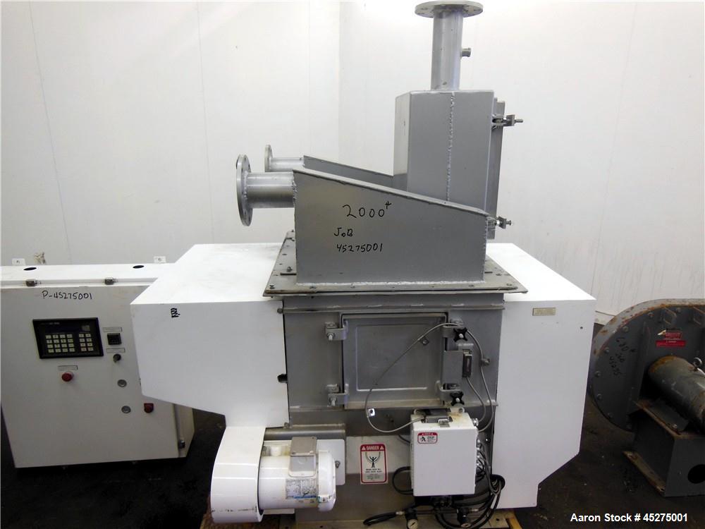 Used Dynamic Air Forberg Twin Shaft Fluidizer Dryer, 4.2 Cubic Feet,