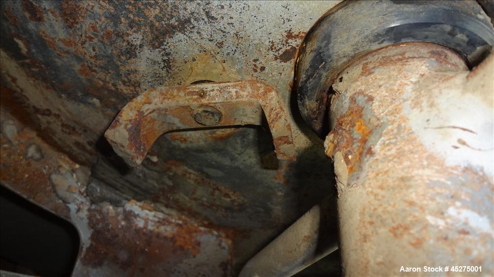 Used Dynamic Air Forberg Twin Shaft Fluidizer Dryer, 4.2 Cubic Feet,