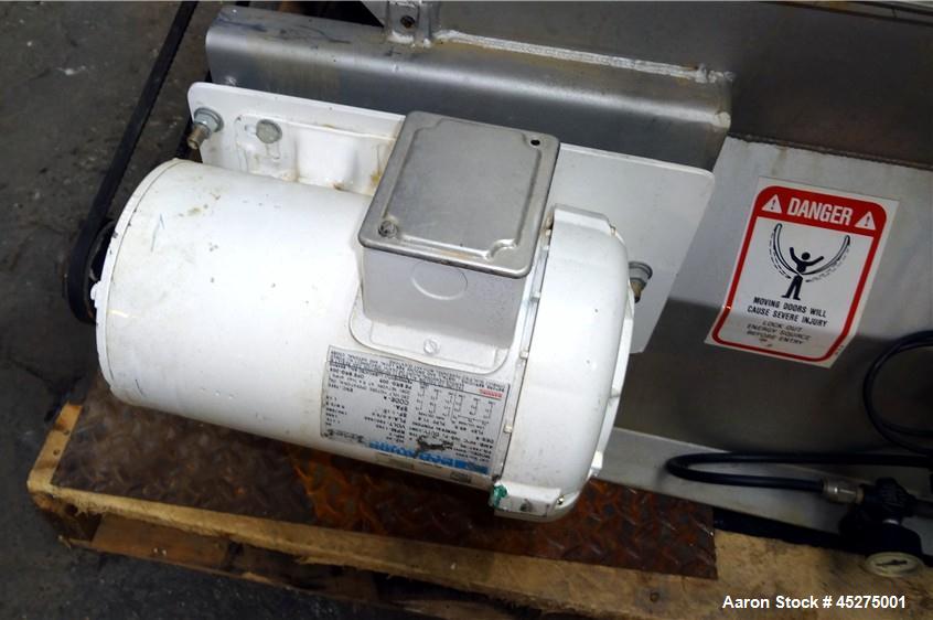 Used Dynamic Air Forberg Twin Shaft Fluidizer Dryer, 4.2 Cubic Feet,