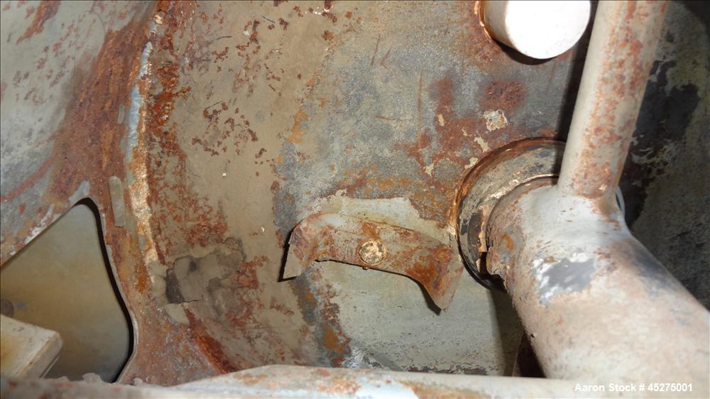 Used Dynamic Air Forberg Twin Shaft Fluidizer Dryer, 4.2 Cubic Feet,