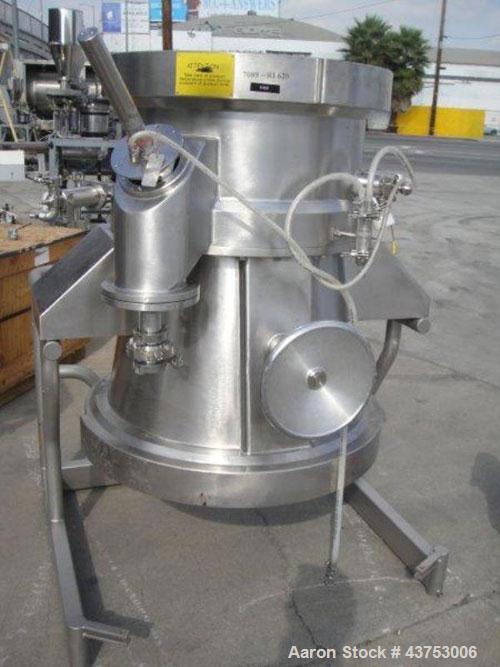 Used Glatt RI620 Rotor Product Bowl With (2) Tangential Spay Nozzles
