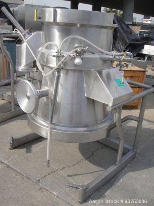 Used Glatt RI620 Rotor Product Bowl With (2) Tangential Spay Nozzles