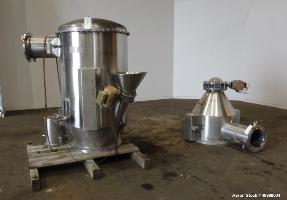 Used 24" Wurster Column/Insert, 304 Stainless Steel. Approximately 18