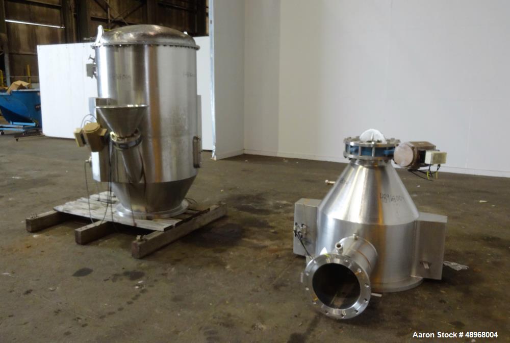 Used 24" Wurster Column/Insert, 304 Stainless Steel. Approximately 18