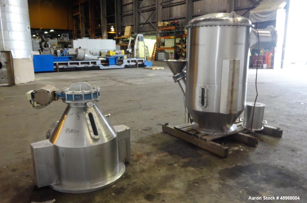 Used 24" Wurster Column/Insert, 304 Stainless Steel. Approximately 18