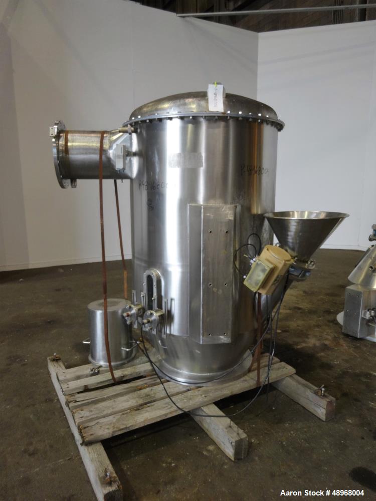 Used 24" Wurster Column/Insert, 304 Stainless Steel. Approximately 18