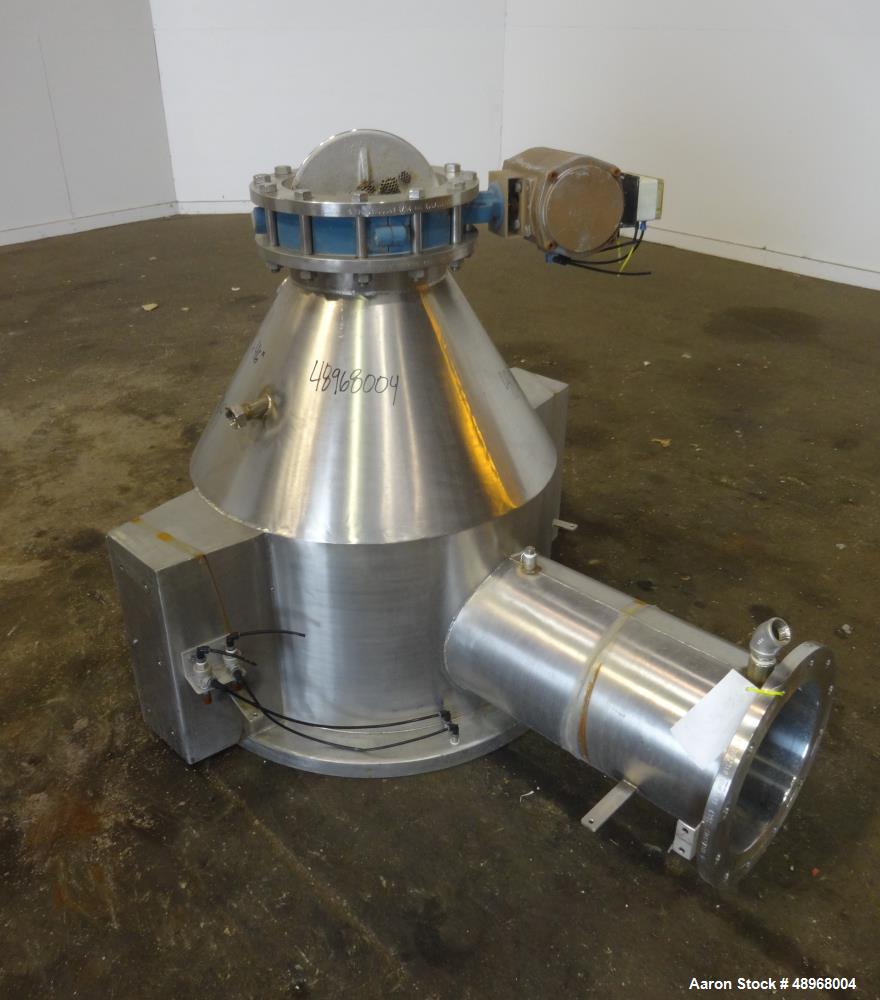 Used 24" Wurster Column/Insert, 304 Stainless Steel. Approximately 18