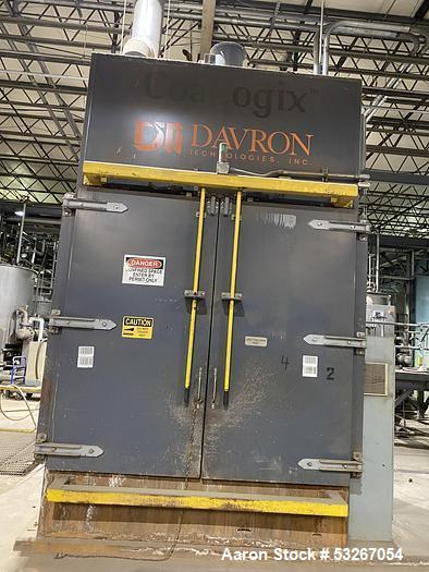 Used Davron Technologies Model DTI-1092 Batch Drying Oven. Inside dim