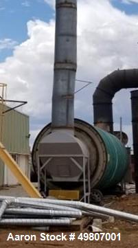 Used Single Pass Drum Dryer. Carbon Steel. 10'9" wide x 31' long. Inc