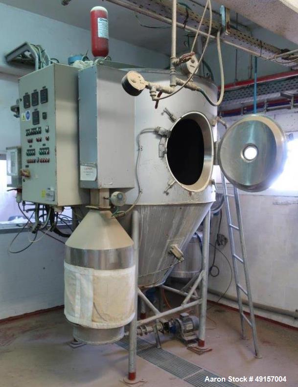 Used Anhydro Stainless Steel Spray Dryer. Feed rate (previously used