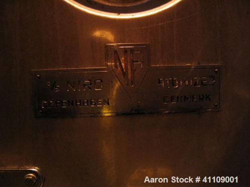 Used-Niro Spray Dryer. Material of construction i