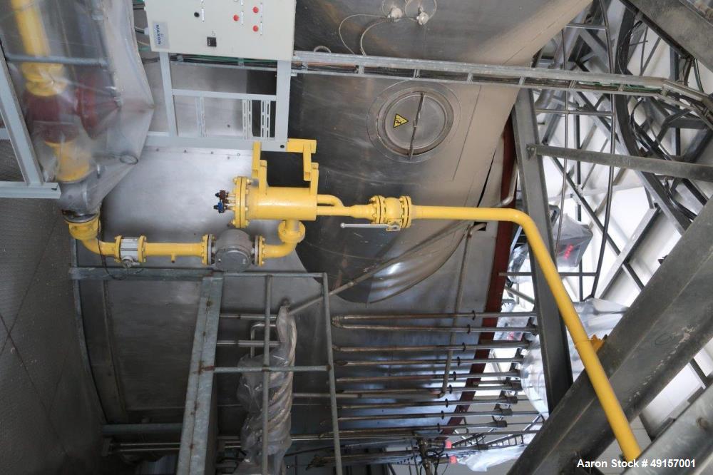 Used GEA Anhydro Model HBD80 Single Stage Spray Dryer, Nozzle Type, A