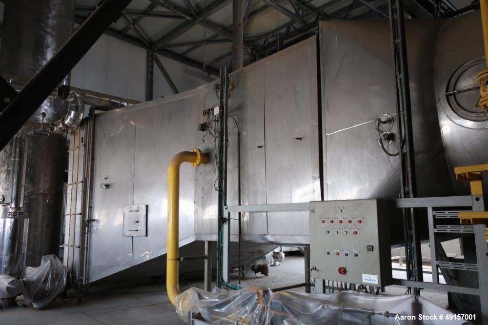 Used GEA Anhydro Model HBD80 Single Stage Spray Dryer, Nozzle Type, A