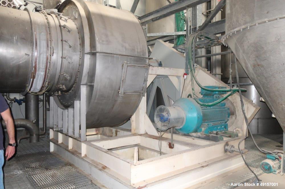 Used GEA Anhydro Model HBD80 Single Stage Spray Dryer, Nozzle Type, A