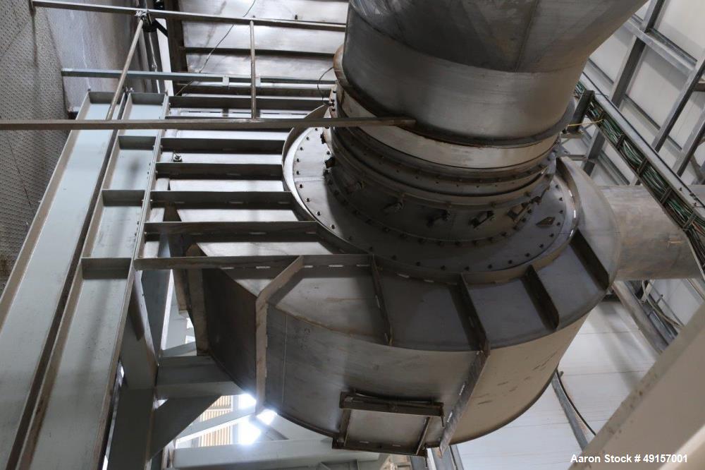 Used GEA Anhydro Model HBD80 Single Stage Spray Dryer, Nozzle Type, A