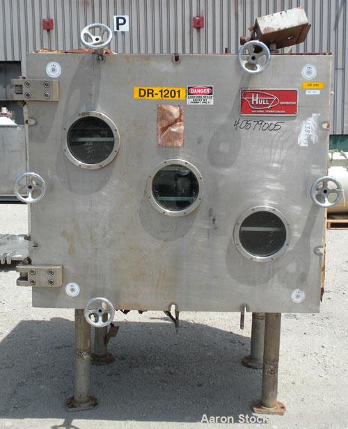 Used Hull Vacuum Shelf Dryer, Model VDS, approximately 73.125 square