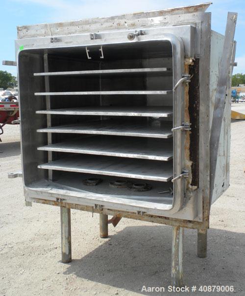 Used Hull Vacuum Shelf Dryer, Model VDS, approximately 73.125 square