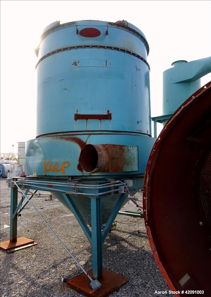 Used Universal Dynamics Dust Collector, Carbon Steel, Approximate 80"