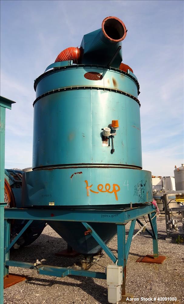 Used Universal Dynamics Dust Collector, Carbon Steel, Approximate 80"