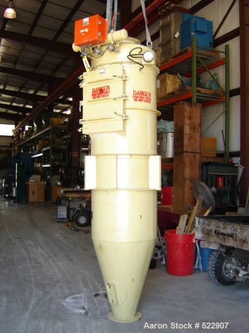 USED: 33 sq ft round dust collector filter receiver, model 5214-102.3