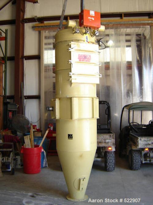 USED: 33 sq ft round dust collector filter receiver, model 5214-102.3