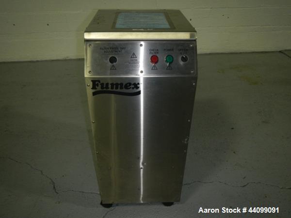 Used Fumex dust collector, model FA2SS, stainless steel construction,