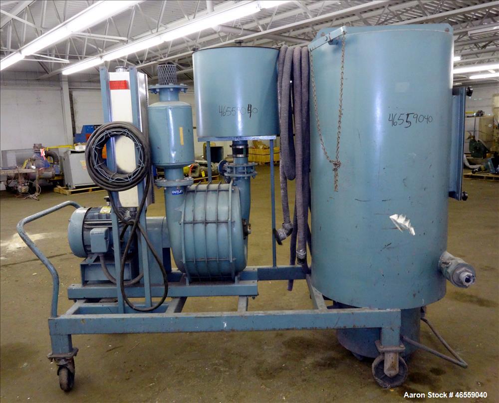 Used Hoffman Mobile T-Vac Self-Contained Vacuum System, Carbon Steel.