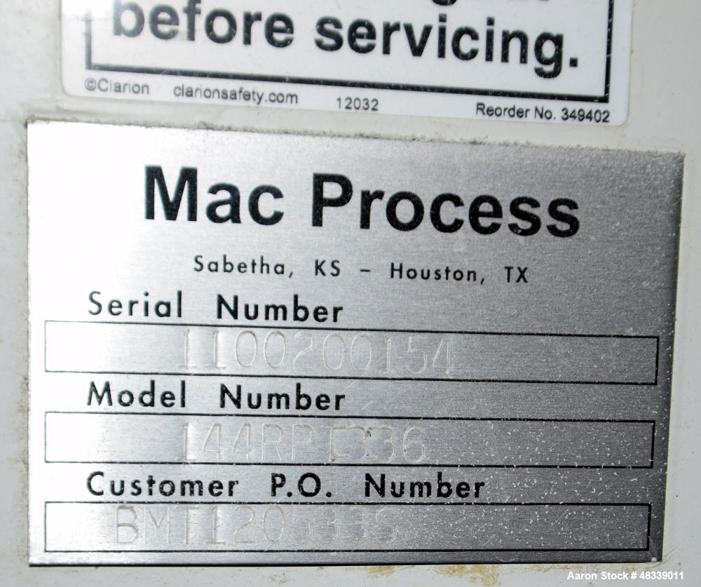 Used MAC Process Dust Collector, Approximate 6,720 Square Feet Filter