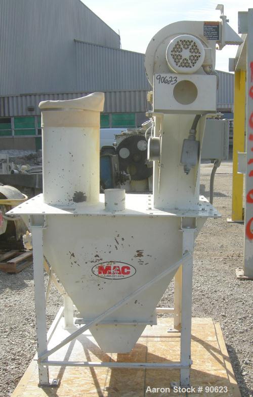 Used: MAC bin vent pulse jet dust collector, model 19AVC2, carbon ste