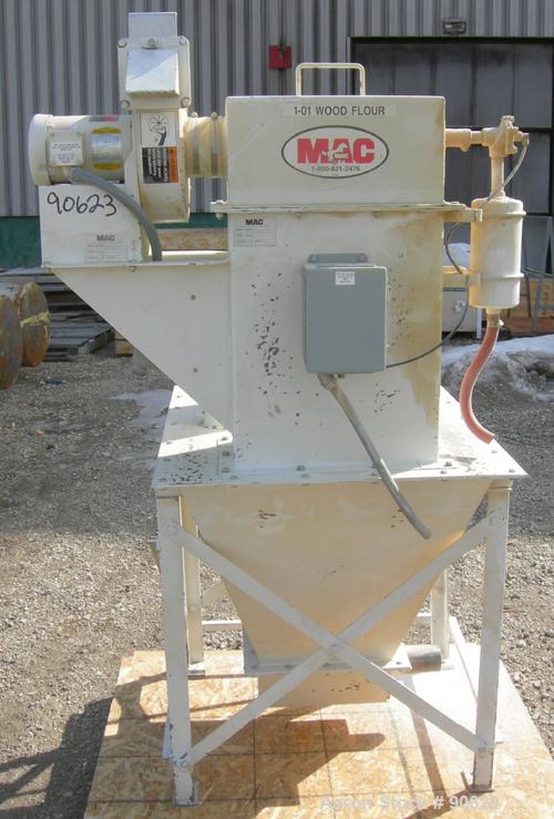 Used: MAC bin vent pulse jet dust collector, model 19AVC2, carbon ste