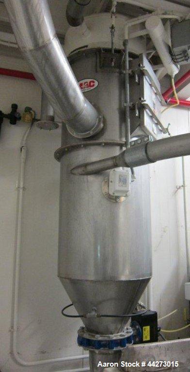 Used MAC Cartridge Type Dust Collector, Model 19FRBC7, Stainless Stee