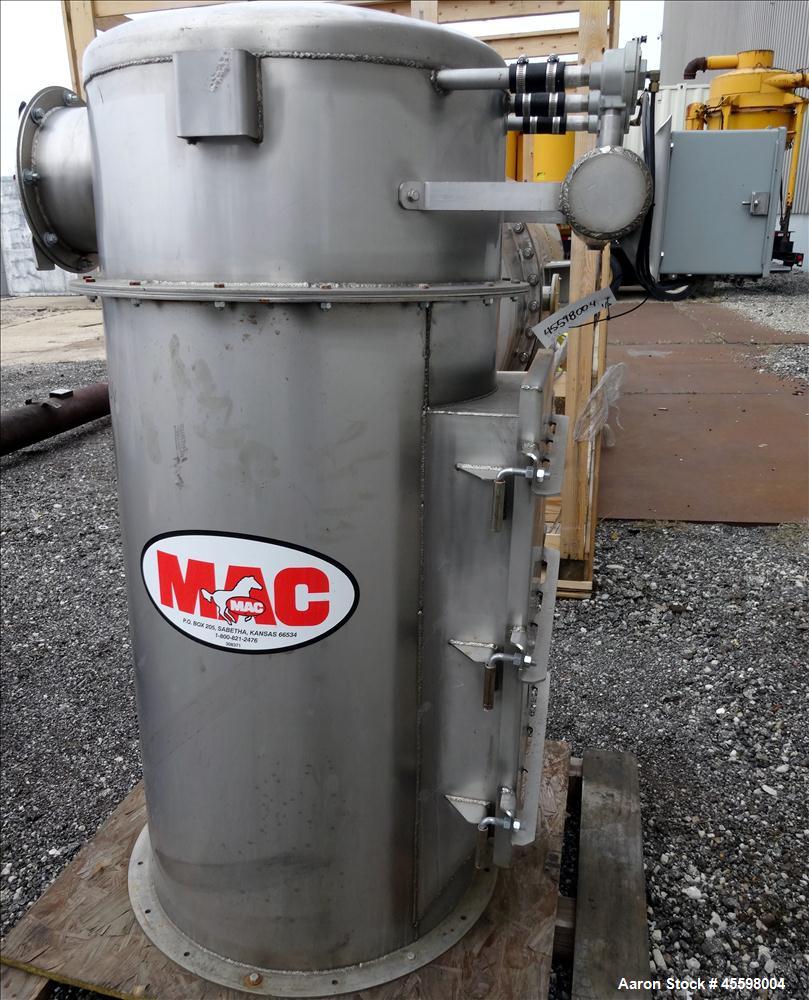 Used MAC Equipment Cartridge Type Dust Collector, Model 39AVRC7, Styl