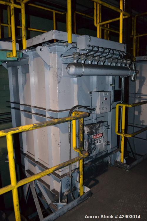 Used Nippon Pneumatic Pulse Jet Dust Collector, Model PBF-40, 430 Squ