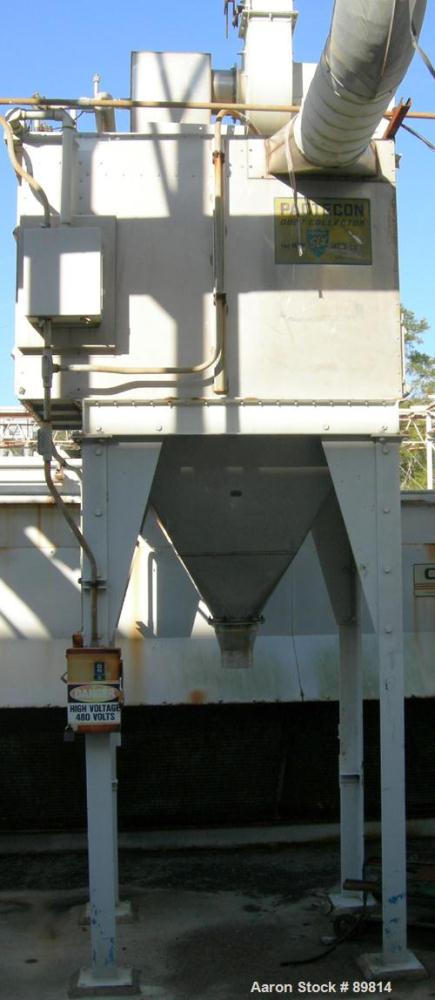 USED: W W Sly dust collector, model PACTECON. Stainless steel constru