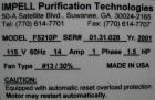 USED: Impell Purification Technologies pleated pr