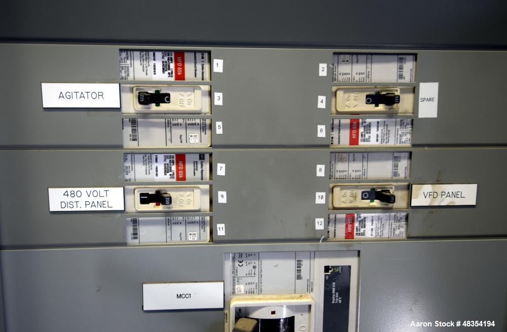 Used Eaton Cutler-Hammer 2 section Pow-R-Line C Switchboard, volts 48