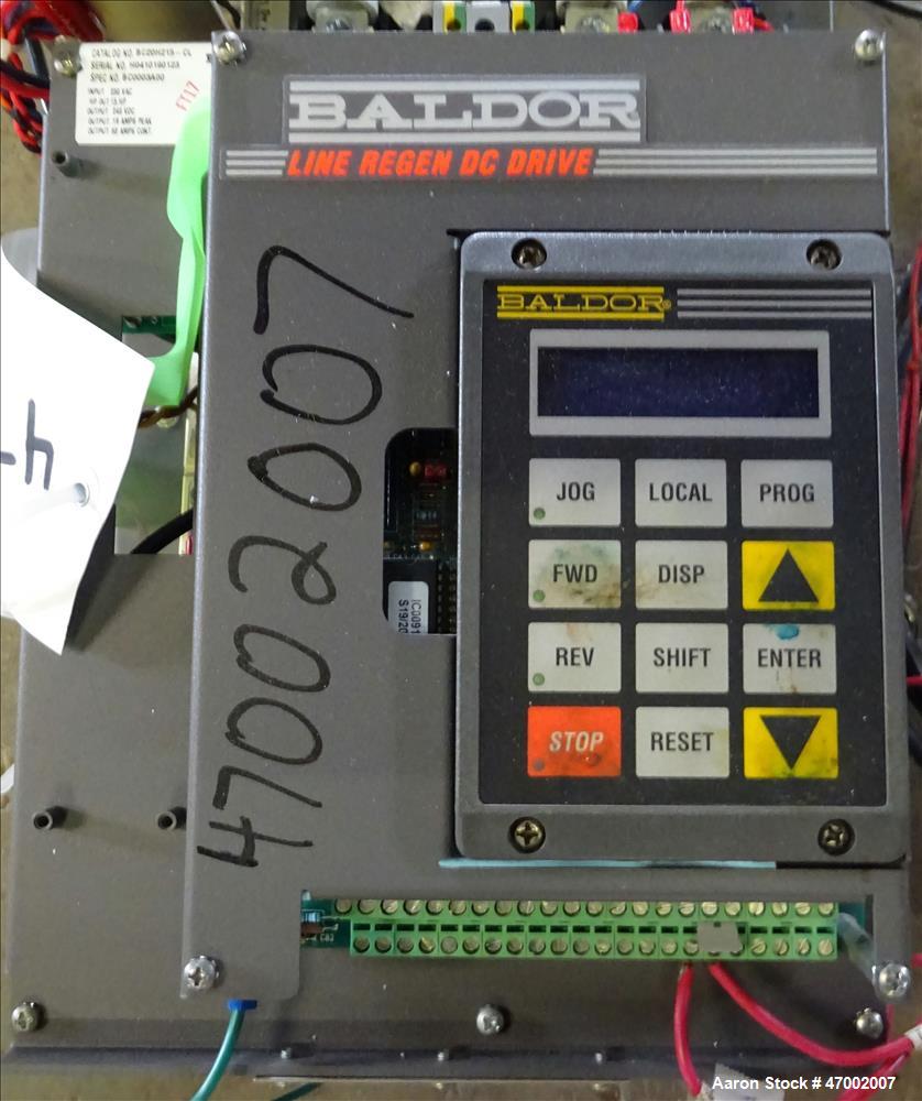 Used Baldor Electric SCR DC Drive, Catalog# BC20H215-CL. Maximum outp