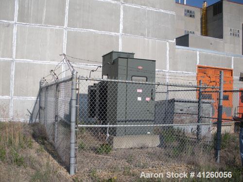 UsedFerranti Packaged Transformer, oil filled with transfer switch.